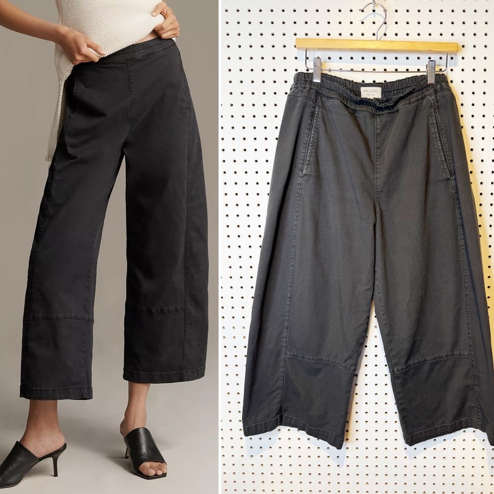 Pilcro | The Izzie Relaxed Pull-On Barrel Pants by Pi… - Gem